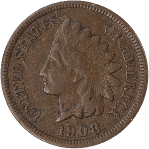 1908-S Indian Head Cent, Variety 3, Bronze | Littleton Coin