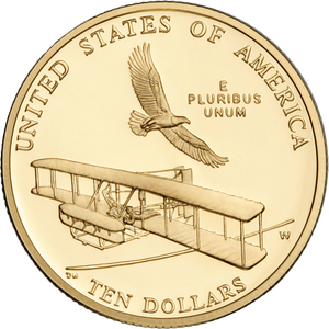 2003-W First Flight Centennial Gold $10, Choice Proof, PR63 | Littleton ...