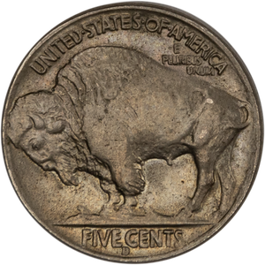 Five Cent Piece - Buffalo - 1938-D AU50 | Littleton Coin Company
