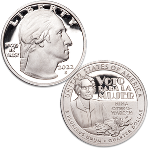 2022-S Nina Otero-Warren U.S. Women Quarter | Littleton Coin Company