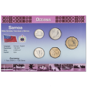 Samoa Coin Set in Custom Holder | Littleton Coin Company