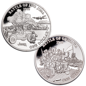 2025 Jeep® Brand Battles of WWII Liberia $1 Series Coins with Folder ...