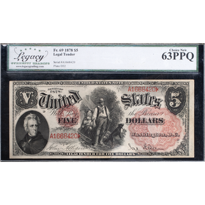 1878 $5 Legal Tender Note | Littleton Coin Company