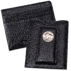Buffalo Nickel Money Clip - Black | Littleton Coin Company