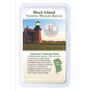 2018 Block Island National Wildlife Refuge Quarter in Showpak ...