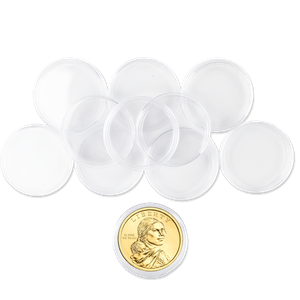 Ten Small-Size Dollar Coin Capsules (26mm) | Littleton Coin Company