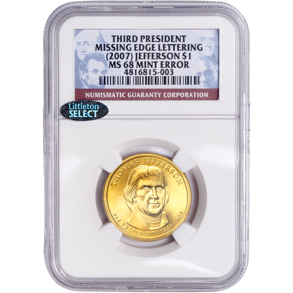 Thomas Jefferson Dollar Coin
